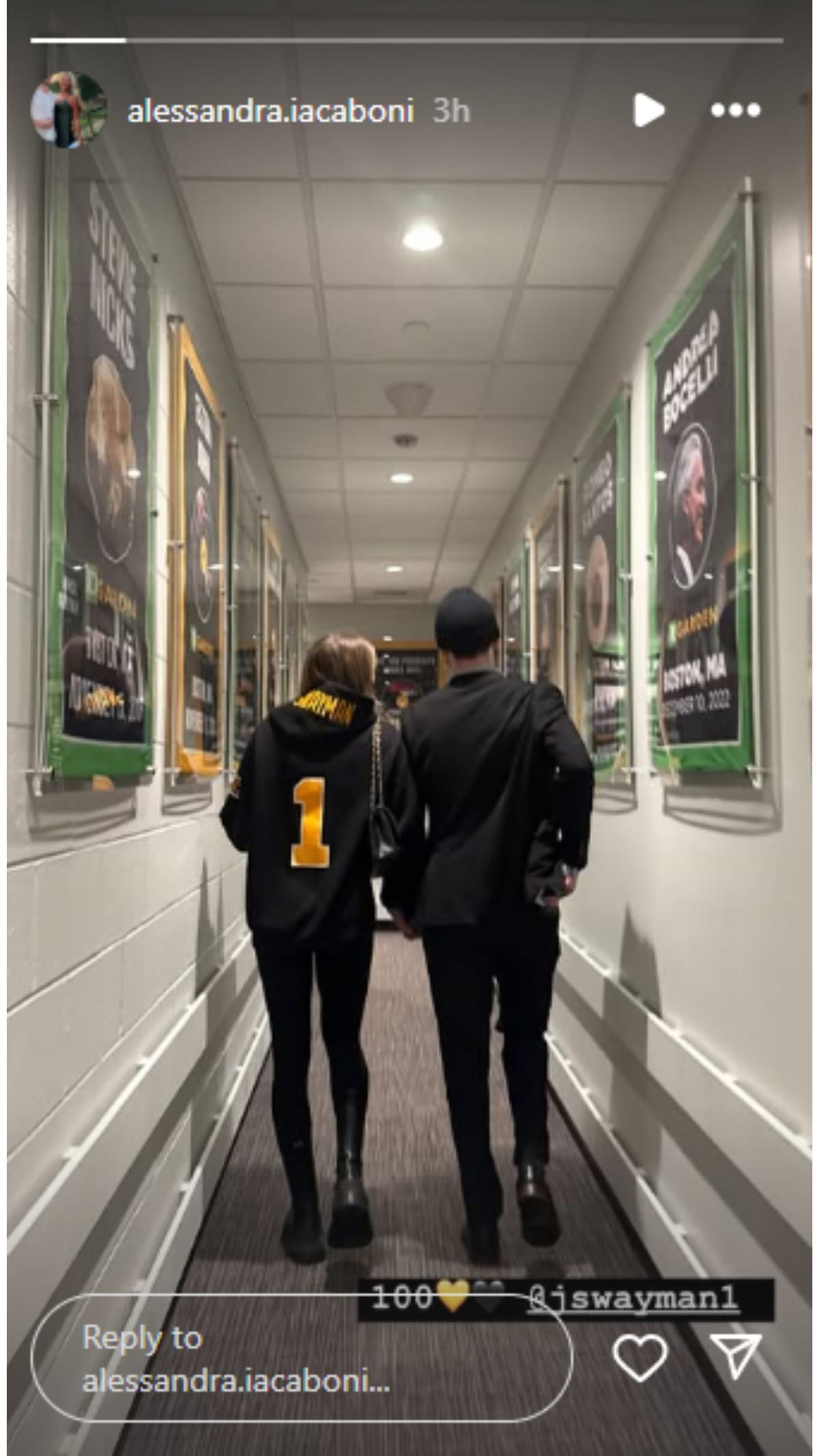 Jeremy Swayman's girlfriend Alessandra pens 1-word reaction to Bruins ...
