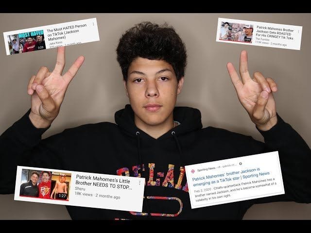 Jackson Mahomes: Patrick Mahomes' brother Jackson goes TikTok official ...
