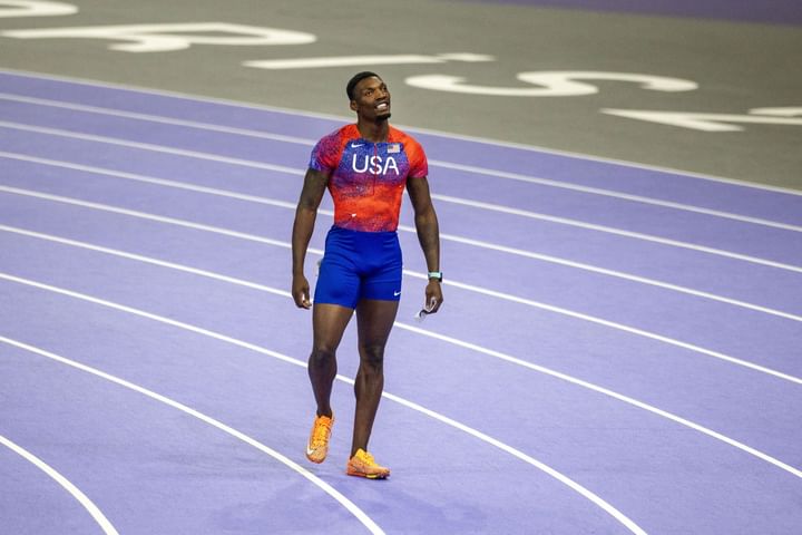 Olympic medalist Fred Kerley makes rare appearance with girlfriend DJ Sky High Baby