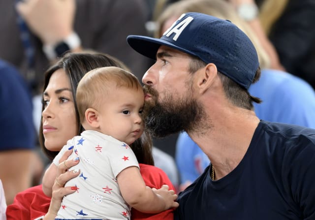 Michael Phelps' wife Nicole reacts to Michelle Wie West's message about ...