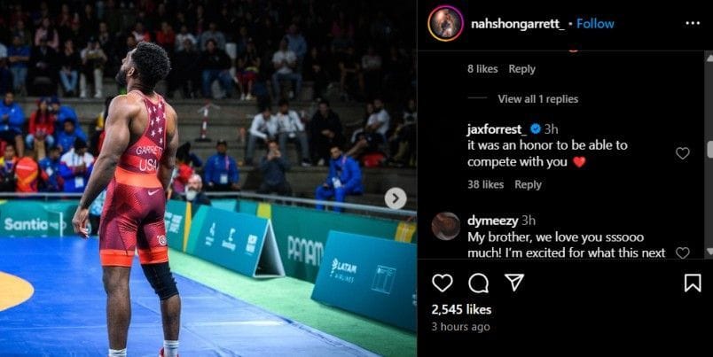 Nahshon Garrett's competitive career goodbye draws reactions from Seth ...