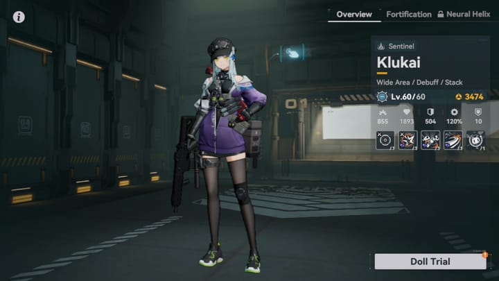 Best Klukai build in Girls' Frontline 2 Exilium