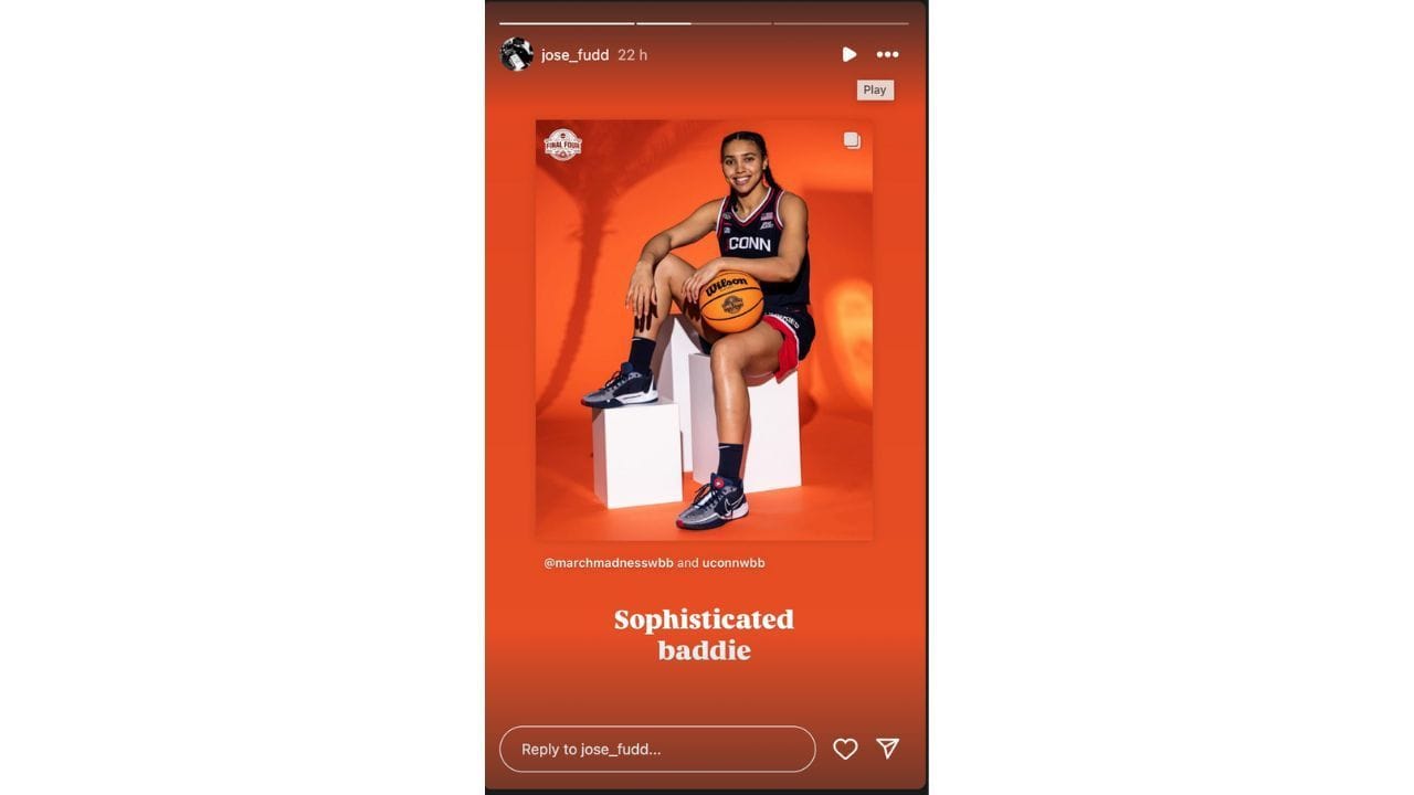 Azzi Fudd’s brother Jose drops 2-word reaction to hype up UConn star’s ...