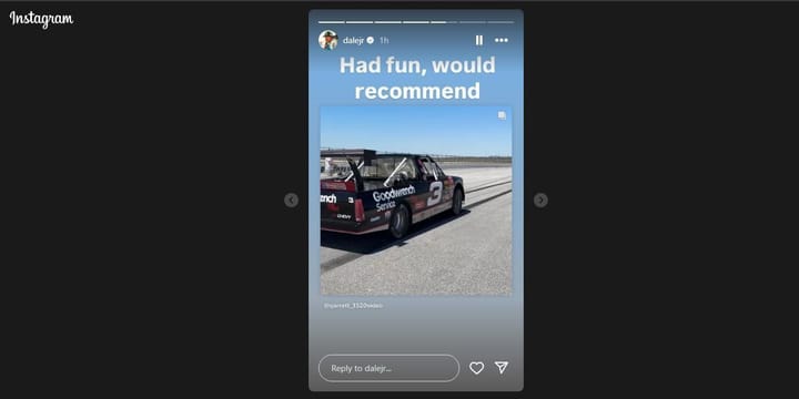 Dale Earnhardt Jr. drops 4-word reaction to his collaboration with ...