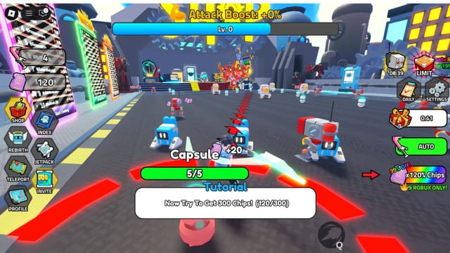 Merge Robot Army codes