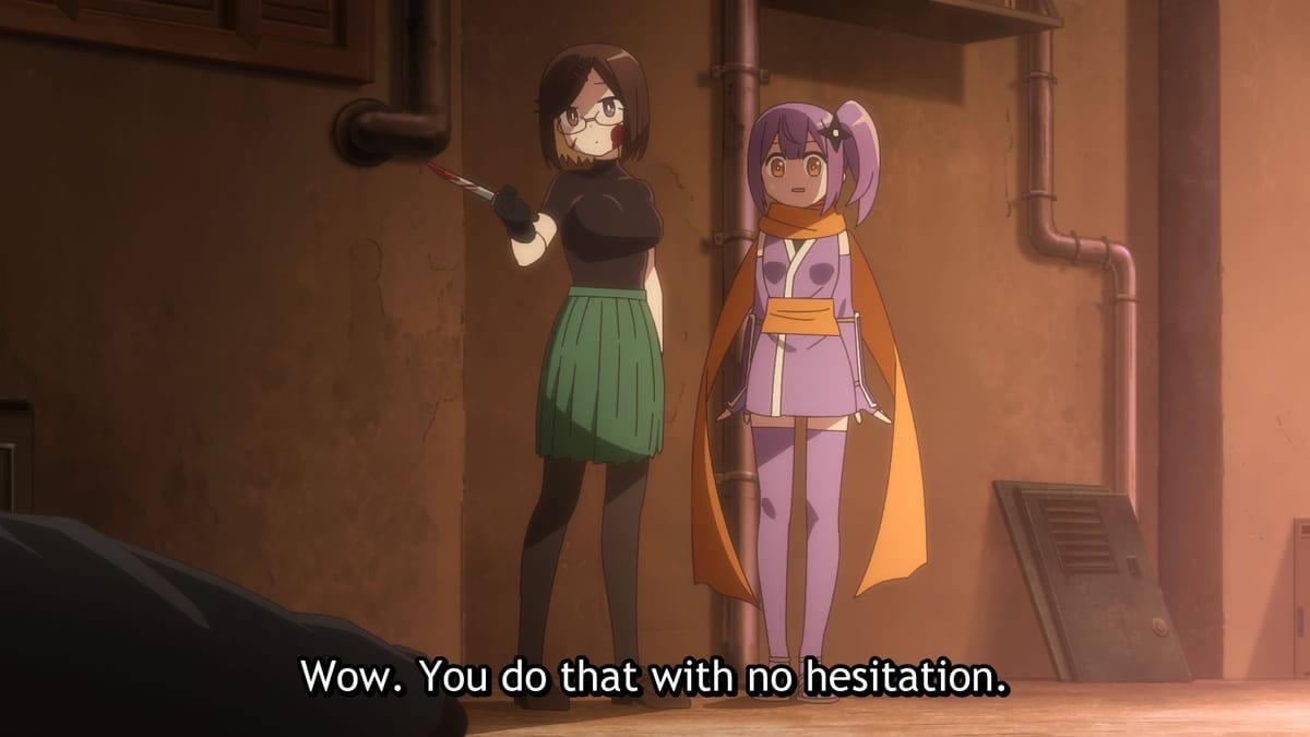 A Ninja and an Assassin Under One Roof episode 1: Satoko and Konoha's ...
