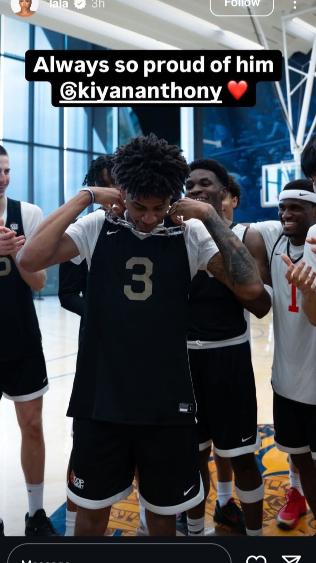 "Always so proud of him": Kiyan Anthony's mom La La Anthony beams with pride as son prepares to ...