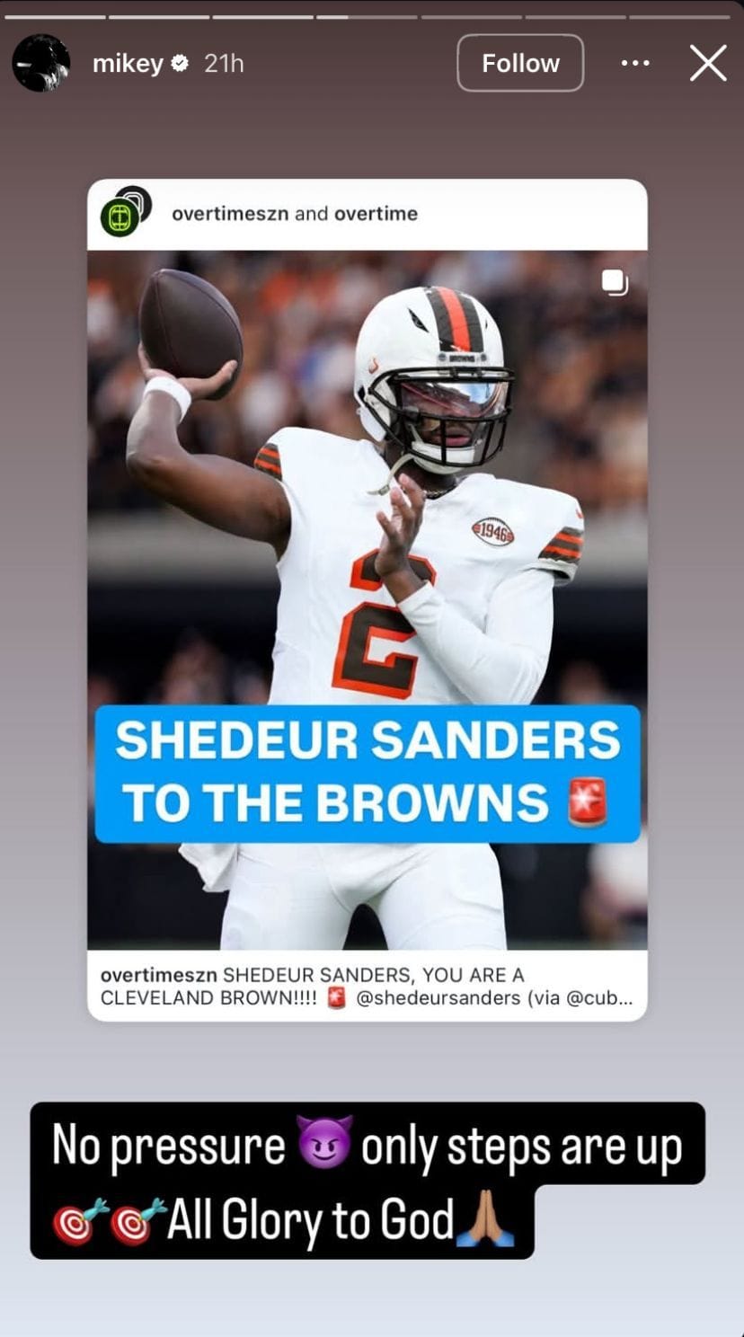 Mikey Williams: Mikey Williams hypes up Shedeur Sanders as Deion ...