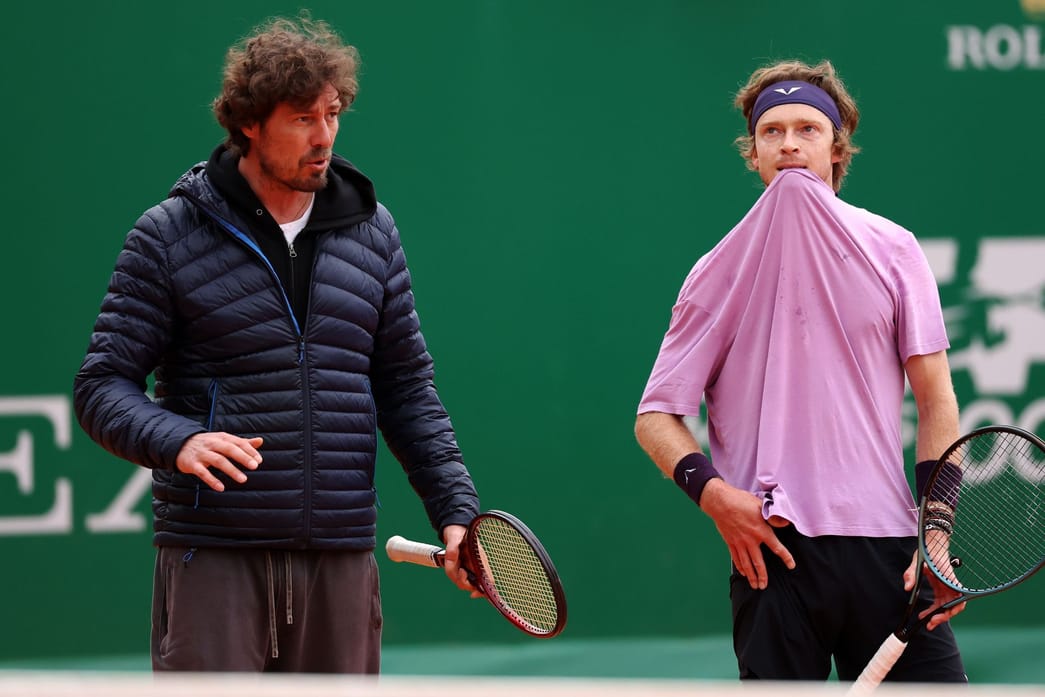 WATCH: Andrey Rublev can't stop laughing as he tries to talk about new ...