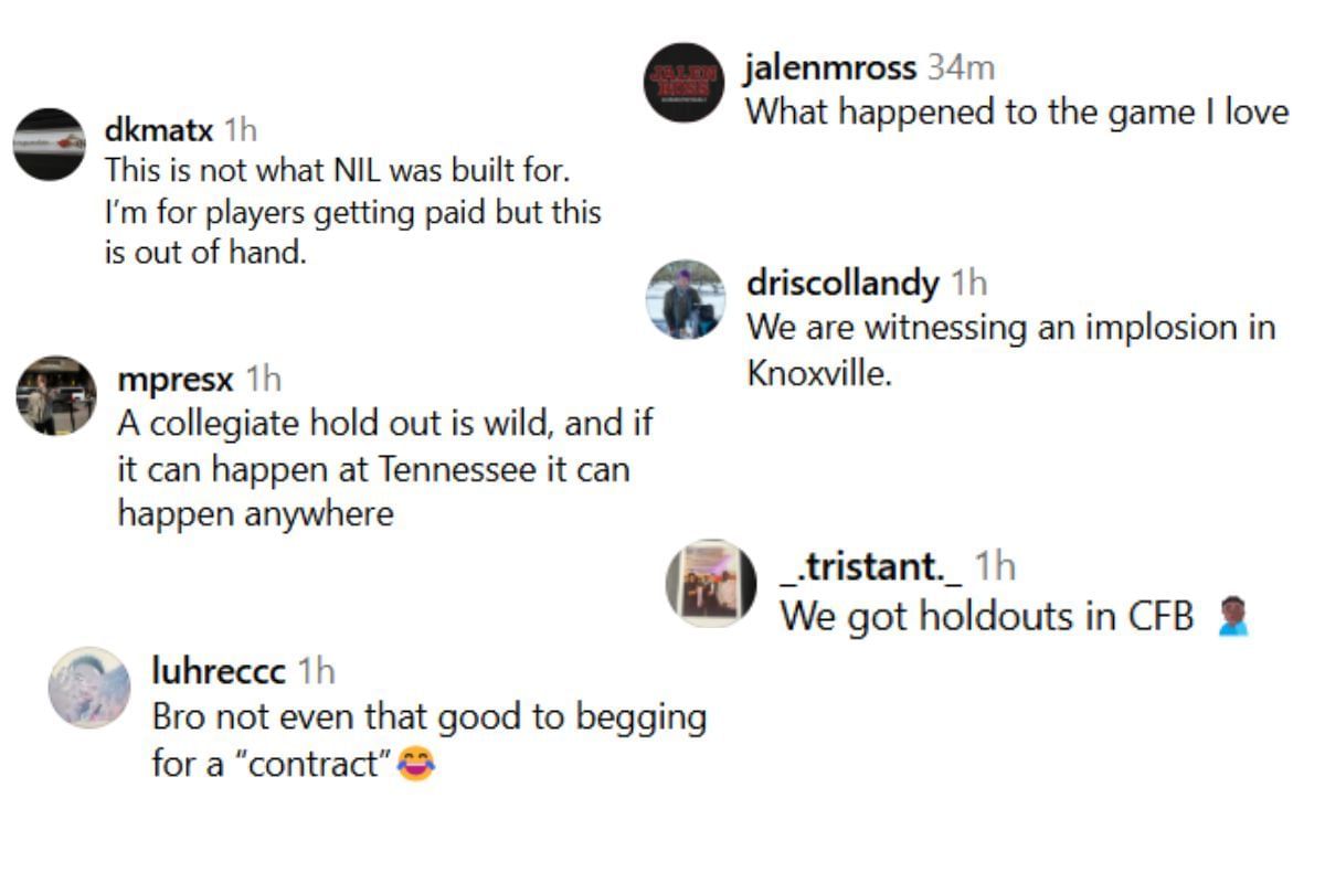 "This is out of hand": CFB fans call out Nico Iamaleava for missing ...