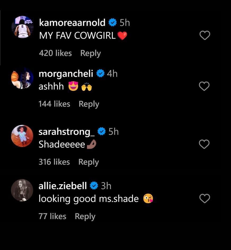 "My fav cowgirl": KK Arnold, Sarah Strong, and other UConn stars hype ...