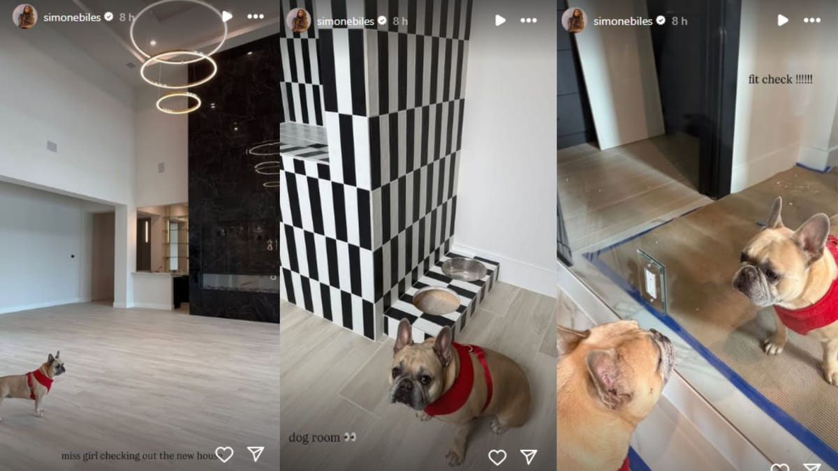 Simone Biles shows never seen before glimpses of dream Texas mansion as ...