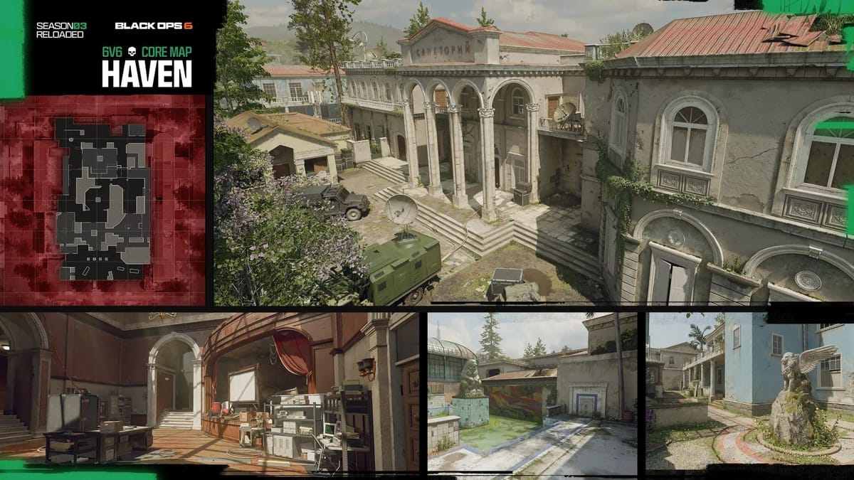 All new Multiplayer maps in Black Ops 6 Season 3
