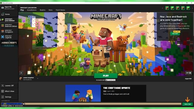 How to level up Minecraft Launcher skills