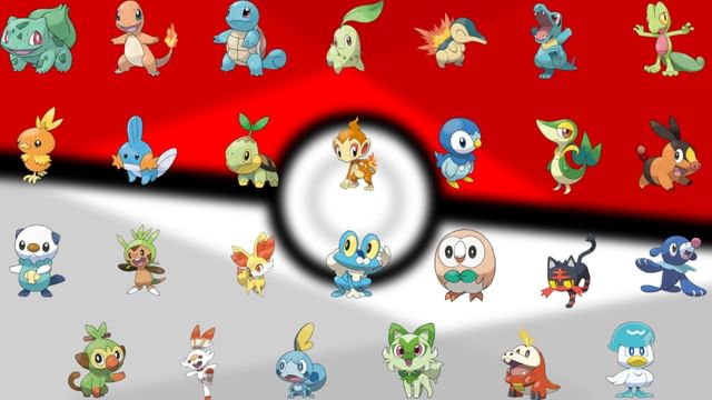 All Pokemon starters by generation (Full list)
