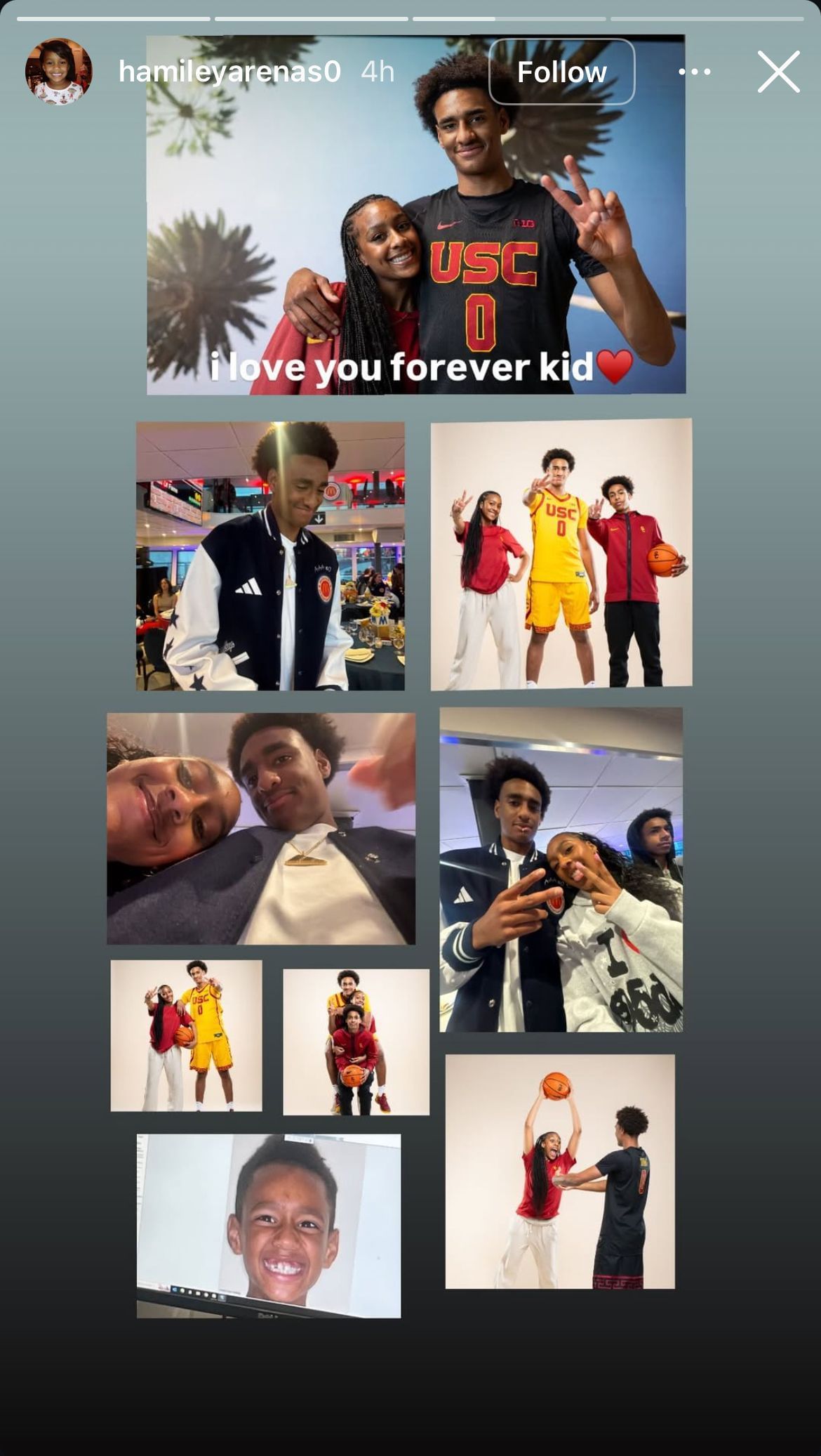 Gilbert Arenas’ daughter Hamiley posts heartfelt message for brother ...