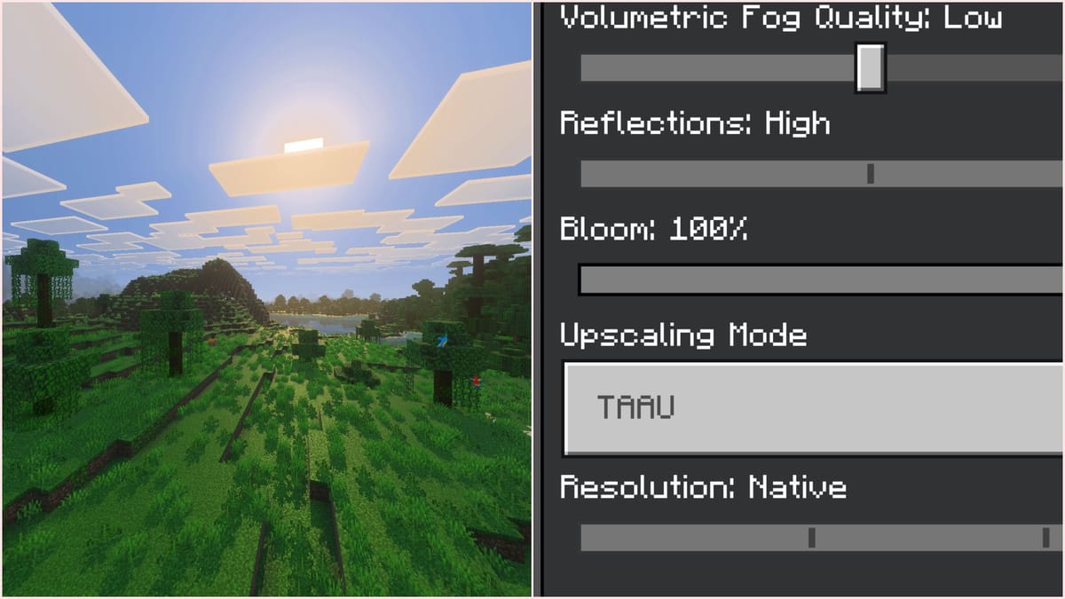 Every Minecraft Vibrant Visual setting explained