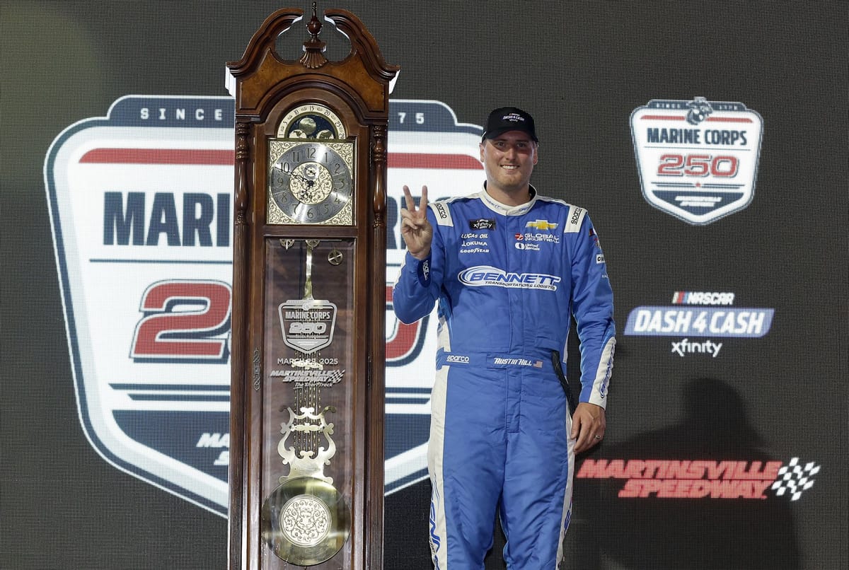 Austin Hill deems his Martinsville misjudgement “a racing error”
