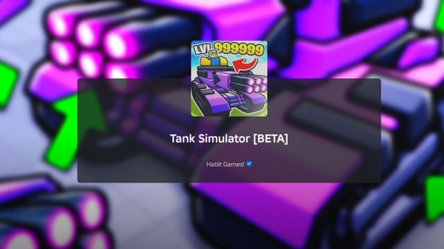 Tank Simulator codes