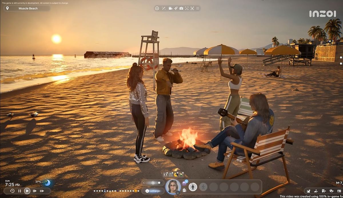 How to surf in Inzoi