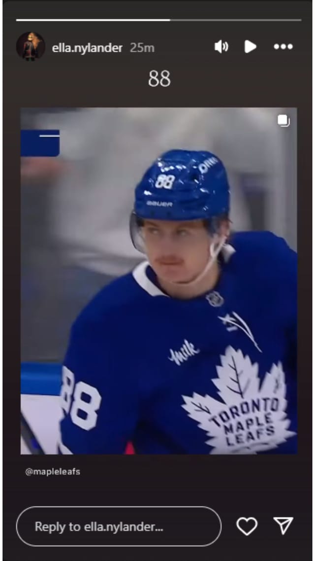 William Nylander's sister Ella drops 1-word reaction to 'quick math ...
