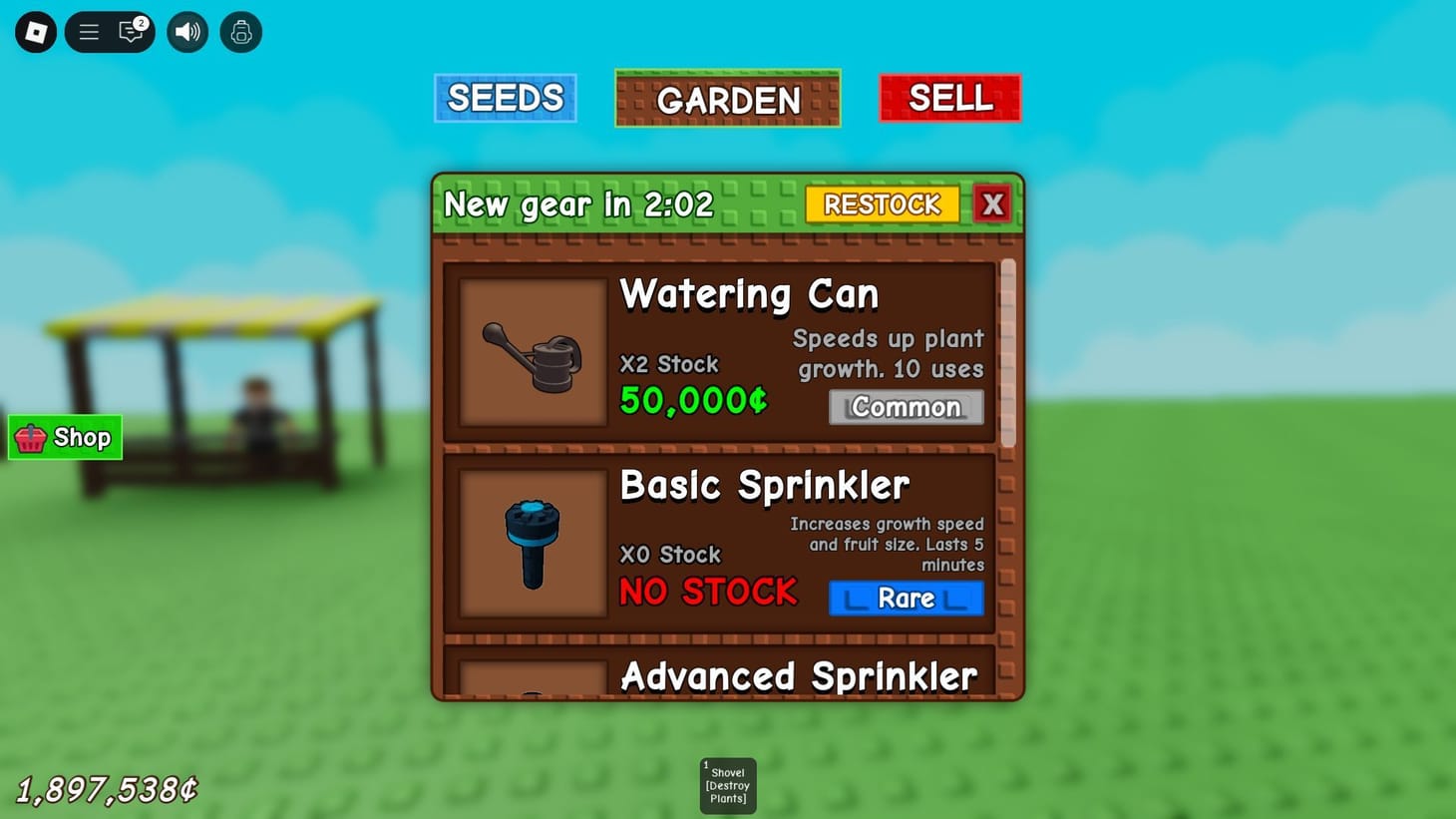 Grow a Garden Gear guide: All Gears and what they do