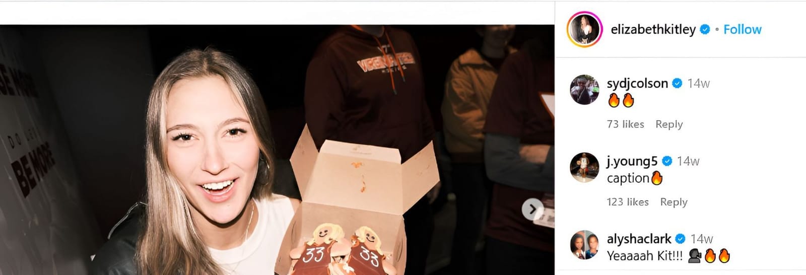 Elizabeth Kitley: A'ja Wilson shows love to her front court partner ...