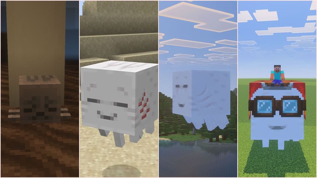 Happy ghasts are now available in Minecraft Java snapshots
