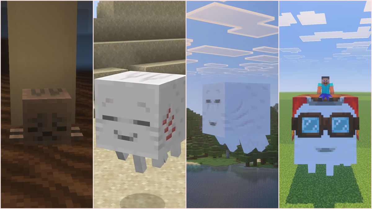 Happy ghasts are now available in Minecraft Java snapshots