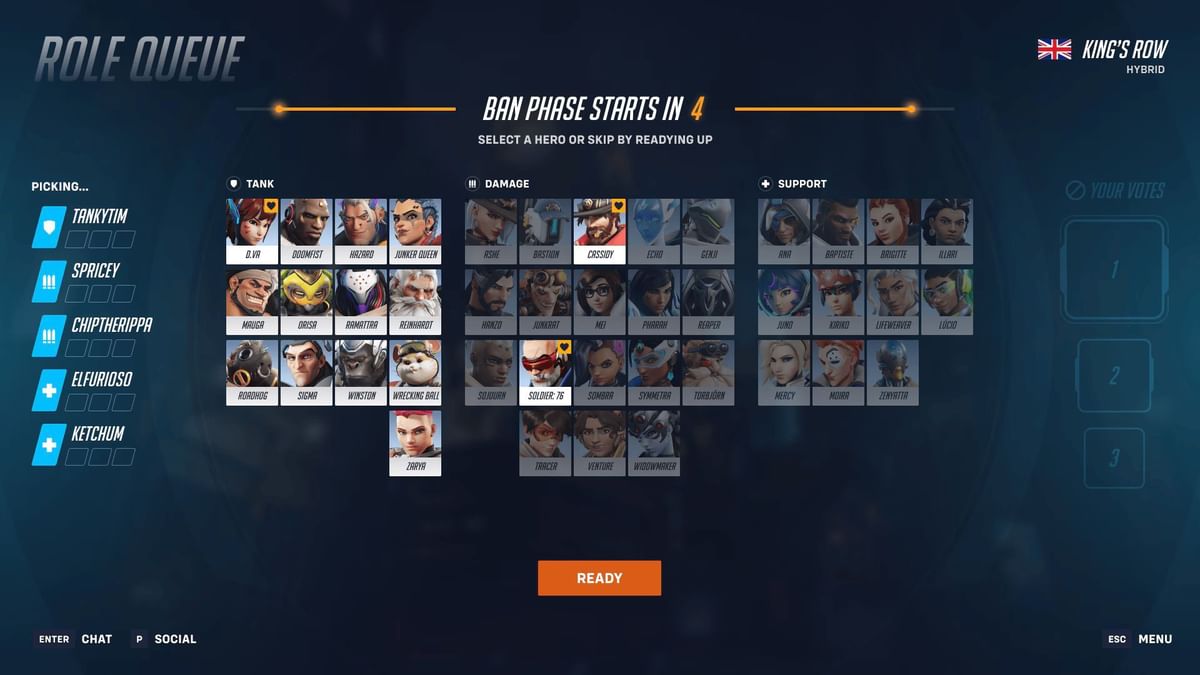 Hero bans in Overwatch 2: What to expect, and how to ban