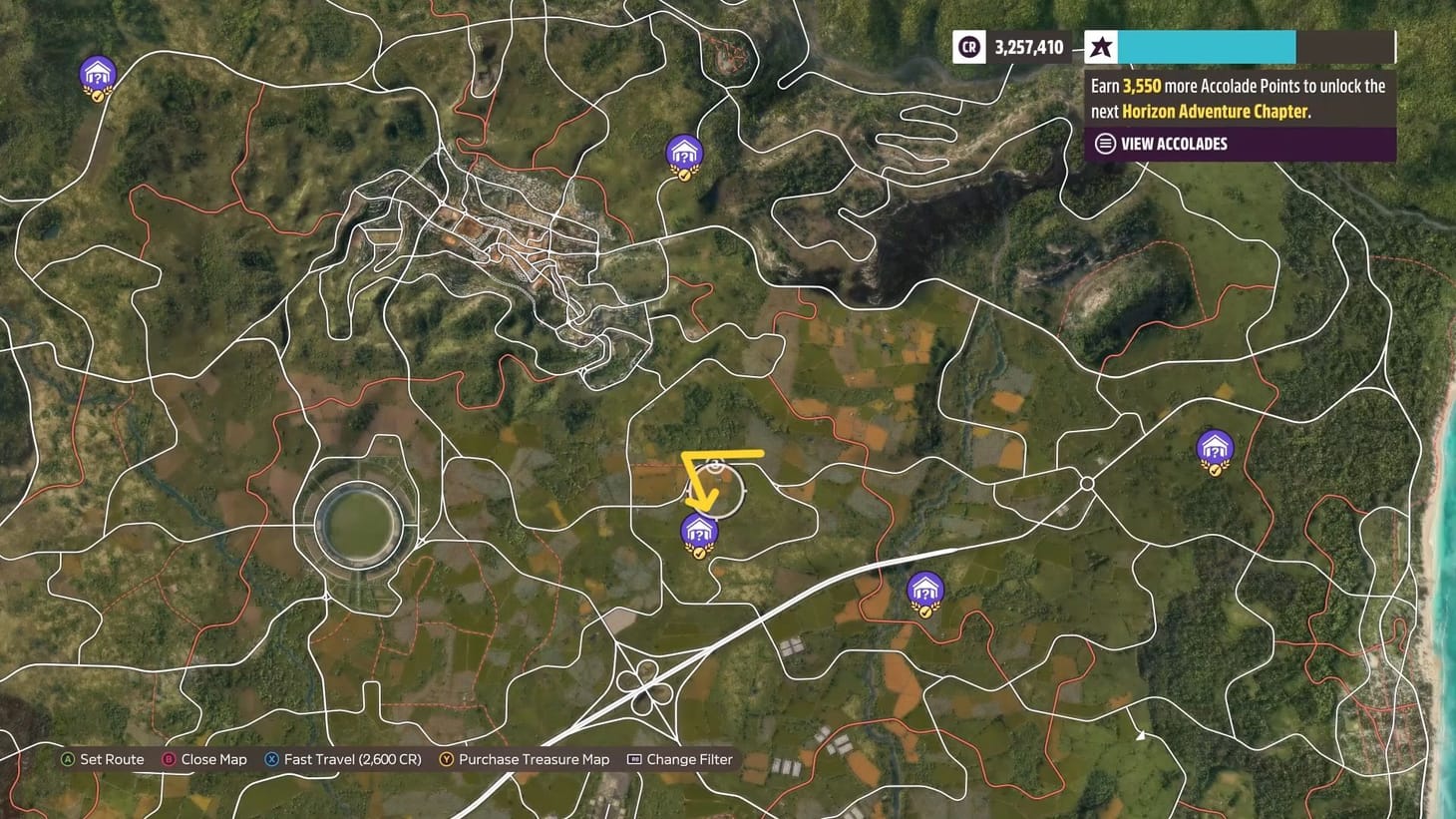 Forza Horizon 5: All Barn Finds locations on map