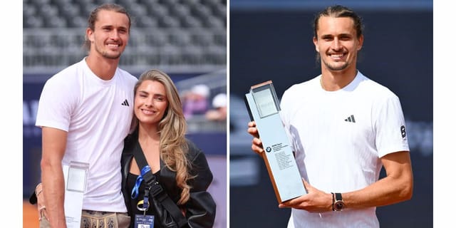 Alexander Zverev's girlfriend Sophia sends loving message to German as ...