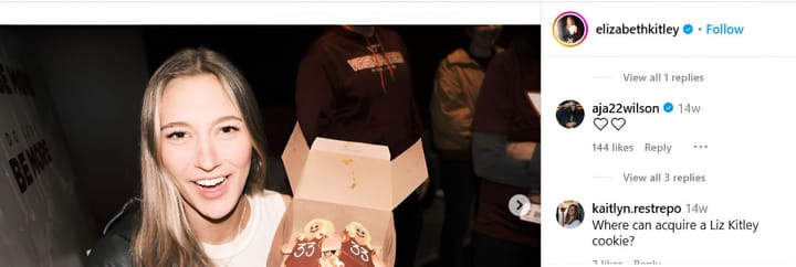 Elizabeth Kitley: A'ja Wilson shows love to her front court partner ...