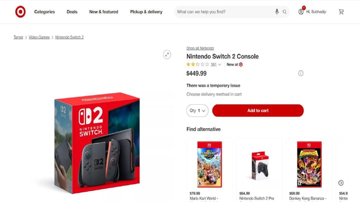 How to pre-order the Nintendo Switch 2 at Best Buy, Target, and more