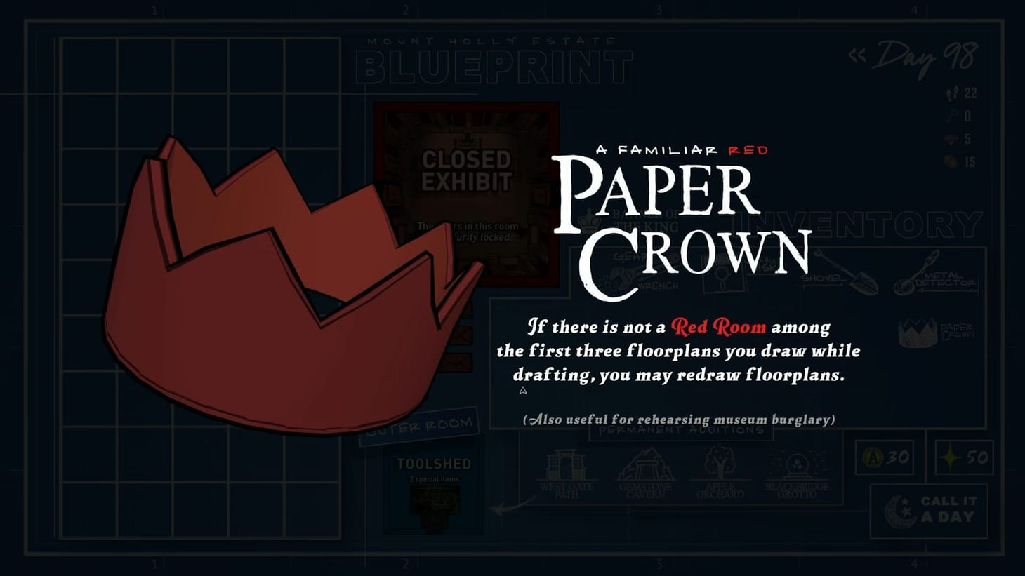 How to solve the Closed Exhibit Puzzle in Blue Prince