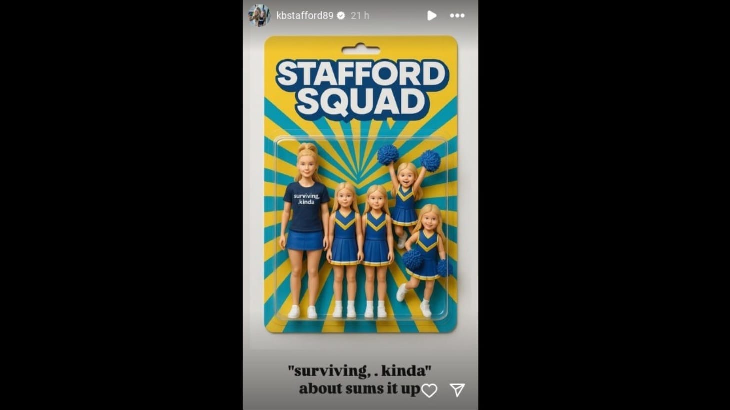 Matthew Stafford’s wife Kelly gets real about life as mom of four girls ...