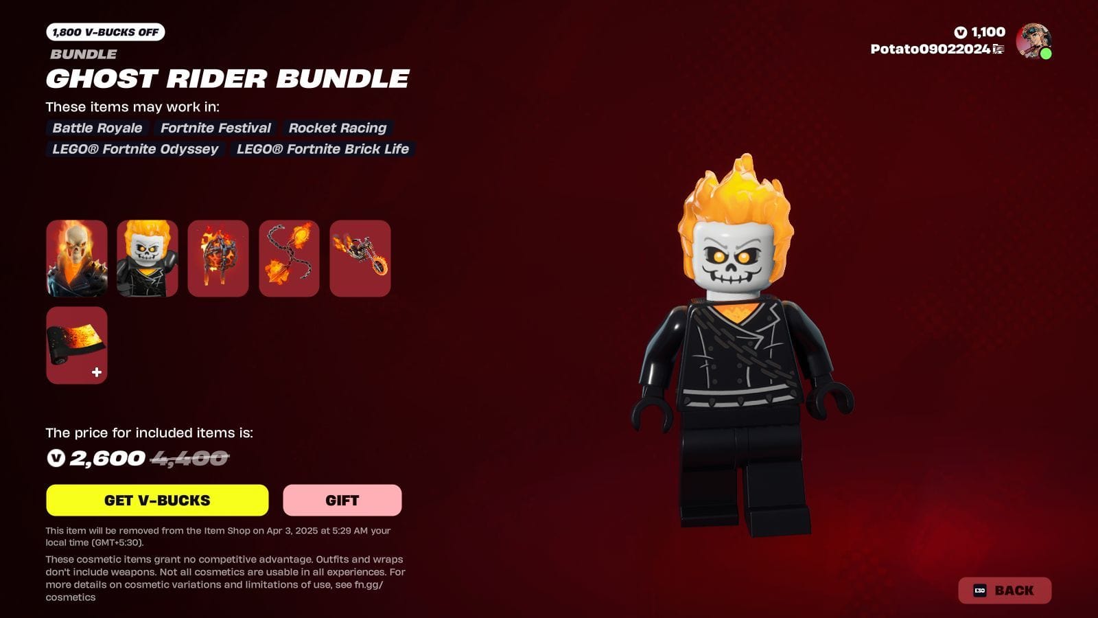 How to get the Ghost Rider skin in Fortnite