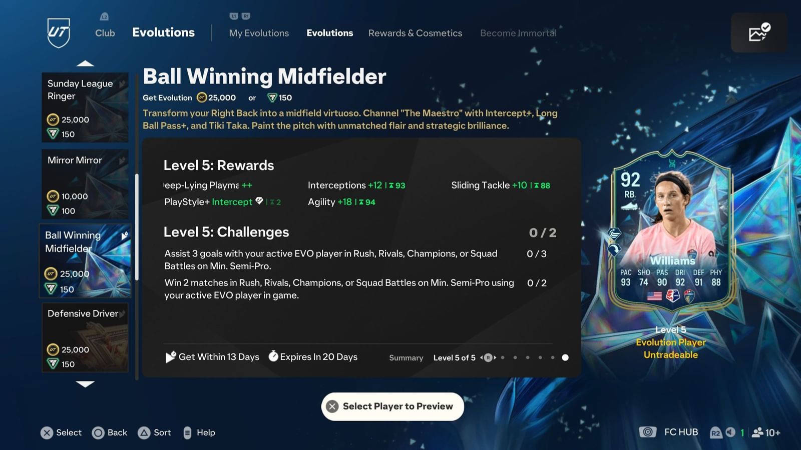 EA FC 25 Ball Winning Midfielder Evolution guide: Best players to use ...