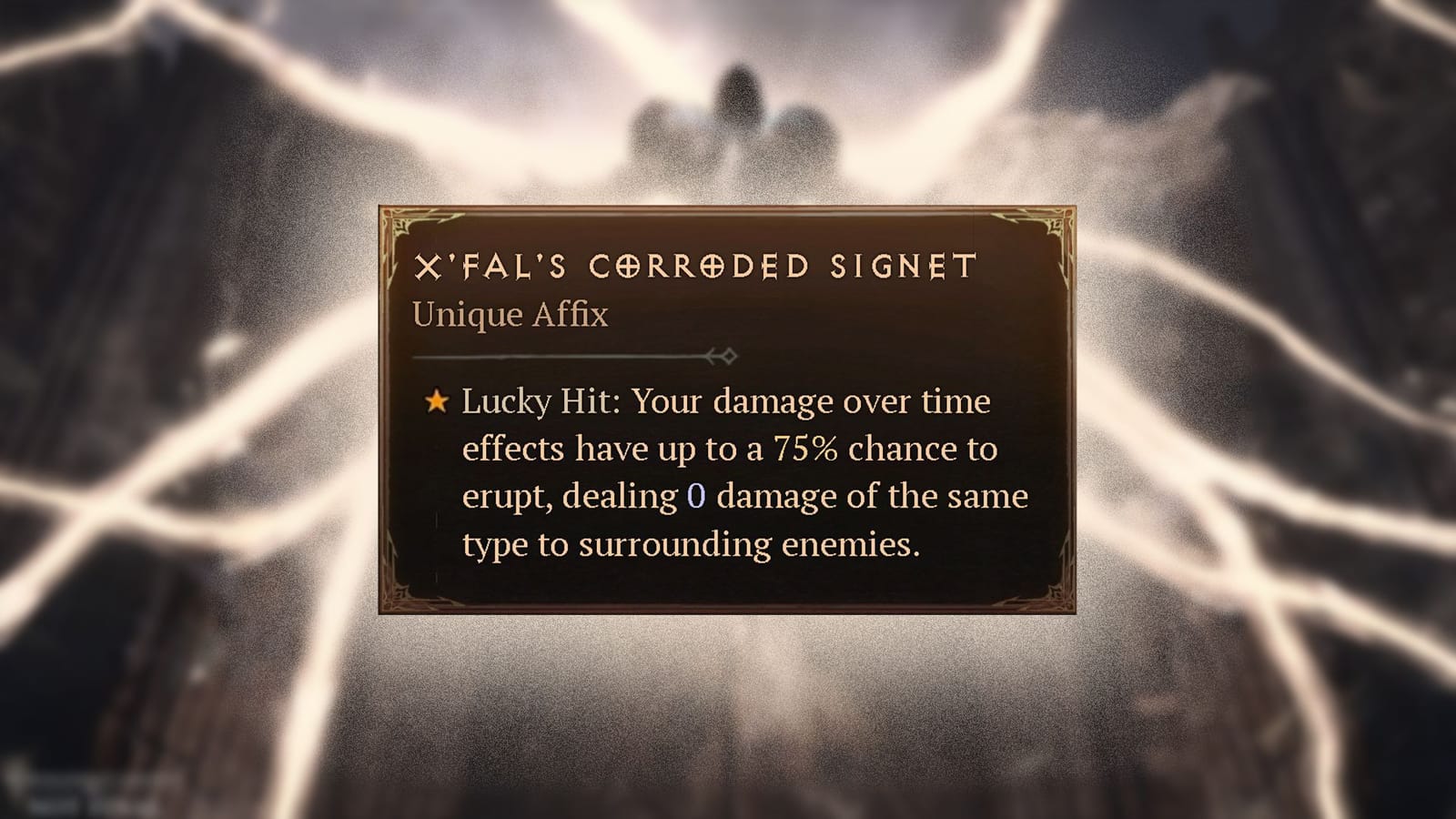 How to find X'Fal's Corroded Signet in Diablo 4 and its Unique Effects