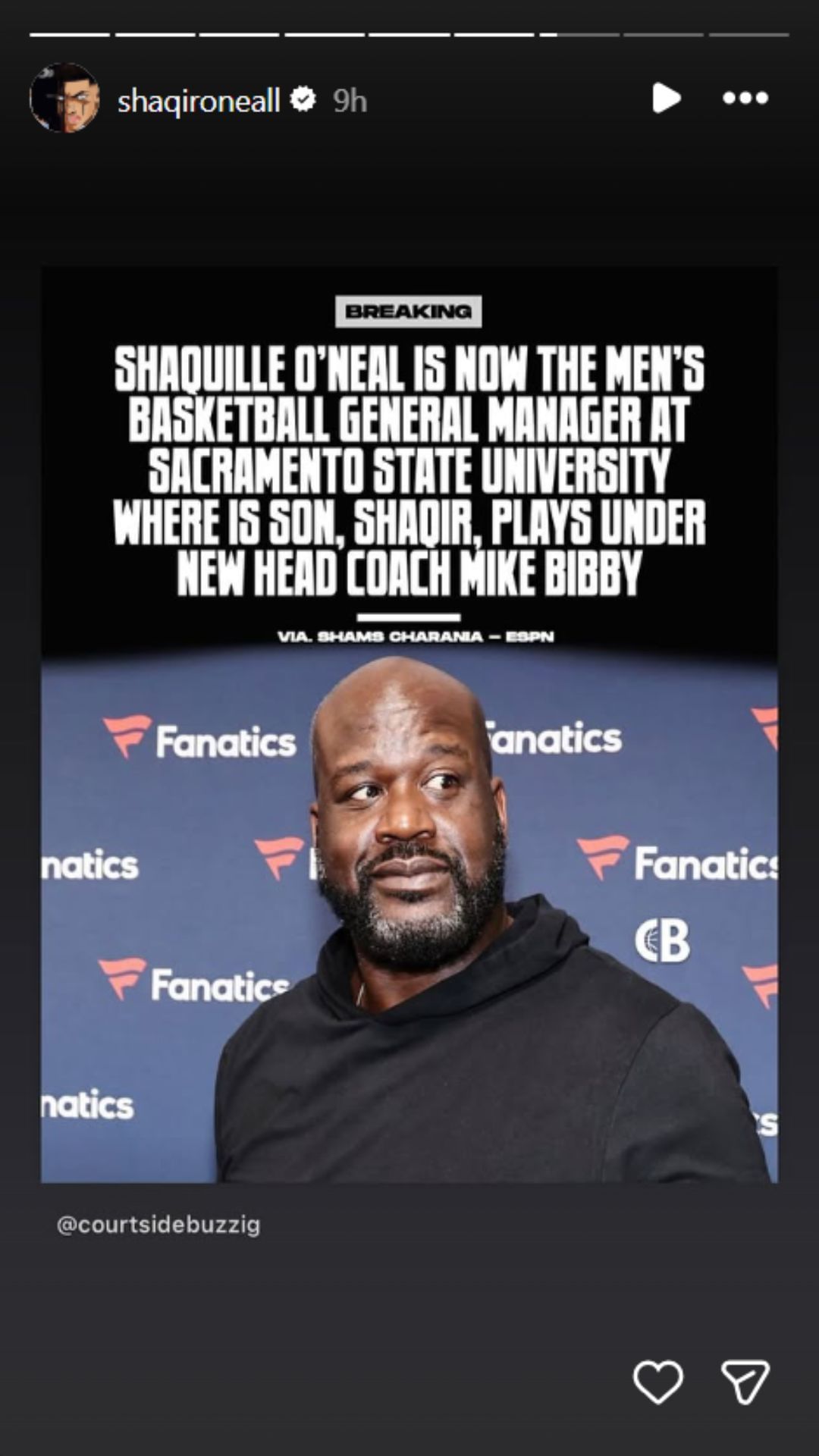 Shaqir O'Neal: Shaqir O'Neal shows support as father Shaquille O'Neal ...