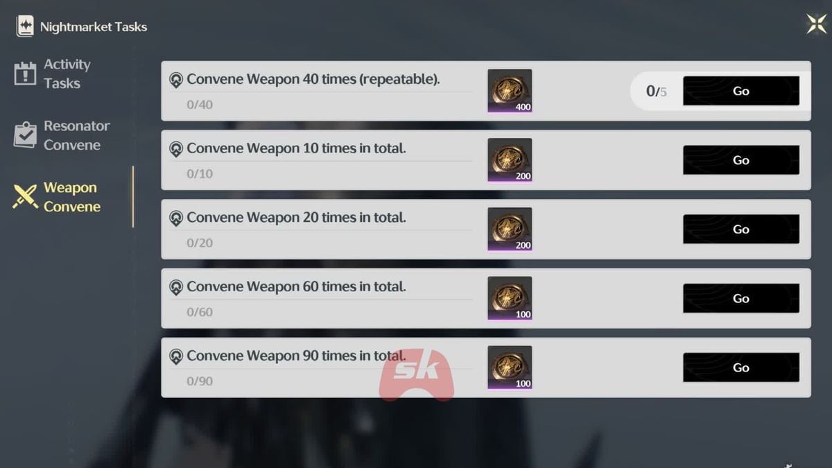 How to gain more Tokens in the Guilded Nightmarket Event in Wuthering Waves