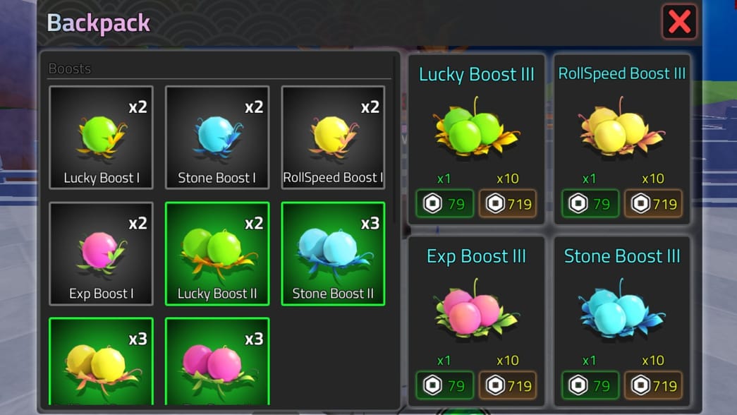 Weapon Fighting RNG codes