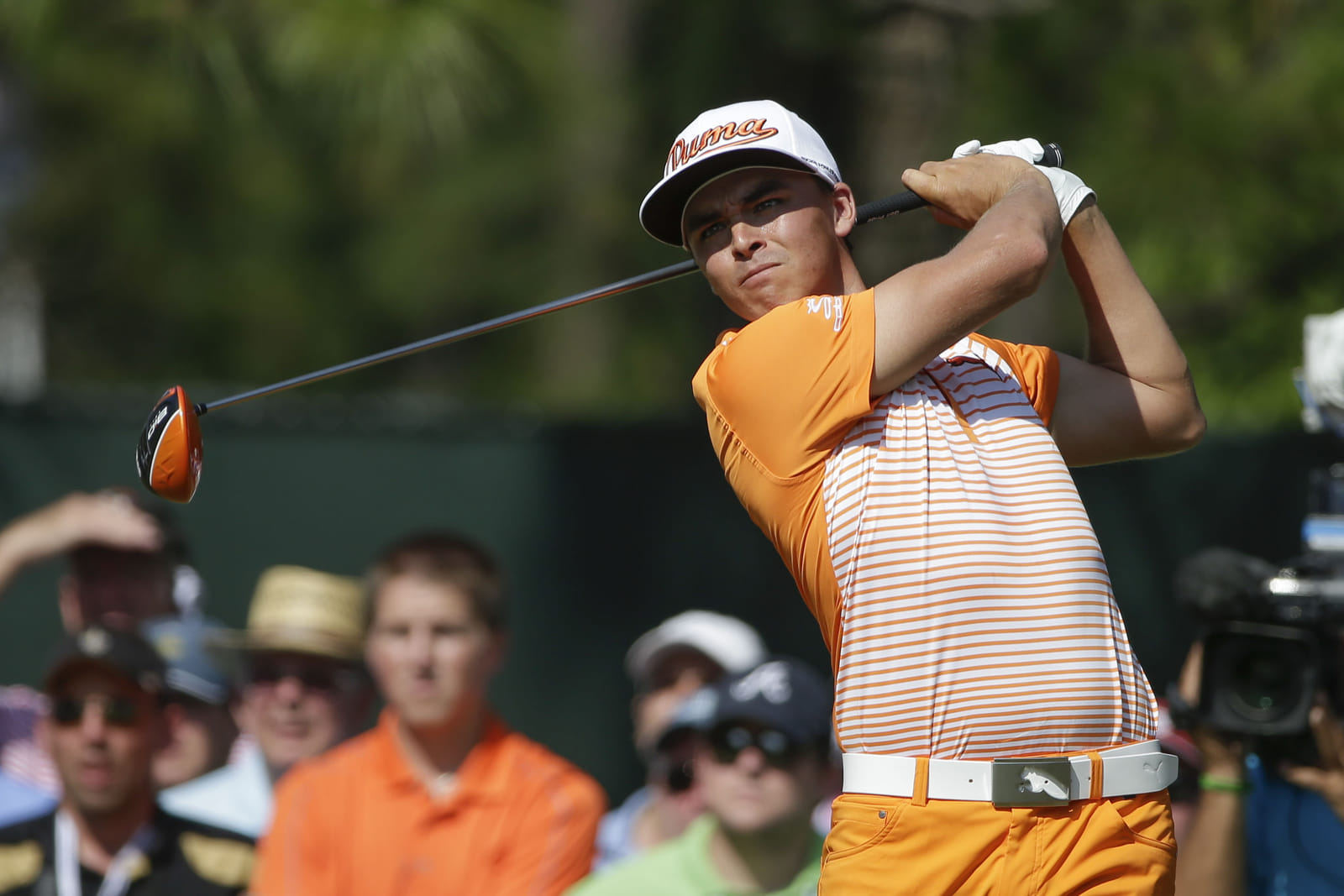 How many times has Rickie Fowler come close to winning a Major?