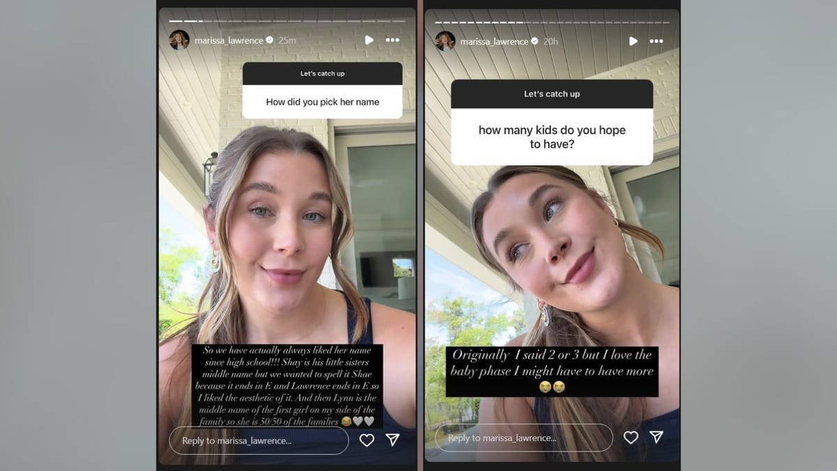 Trevor Lawrence's wife Marissa reveals reason for naming newborn ...