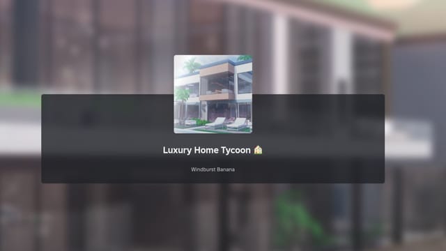 Luxury Home Tycoon codes
