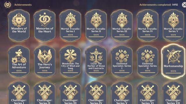 How to use Genshin Impact achievement tracker