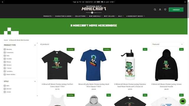 5 best A Minecraft Movie merchandise