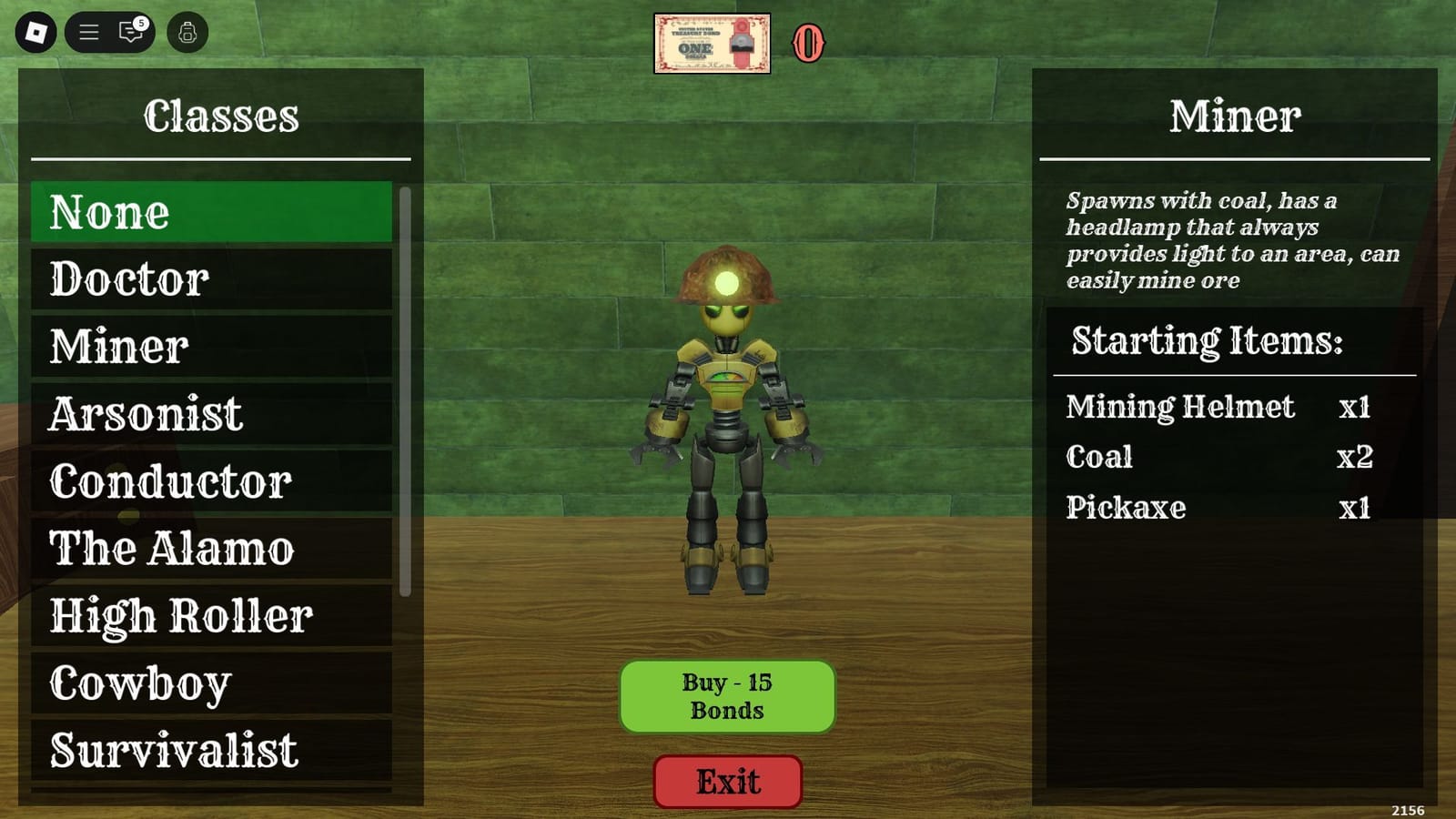 Is there a Diamond Ore in Dead Rails?