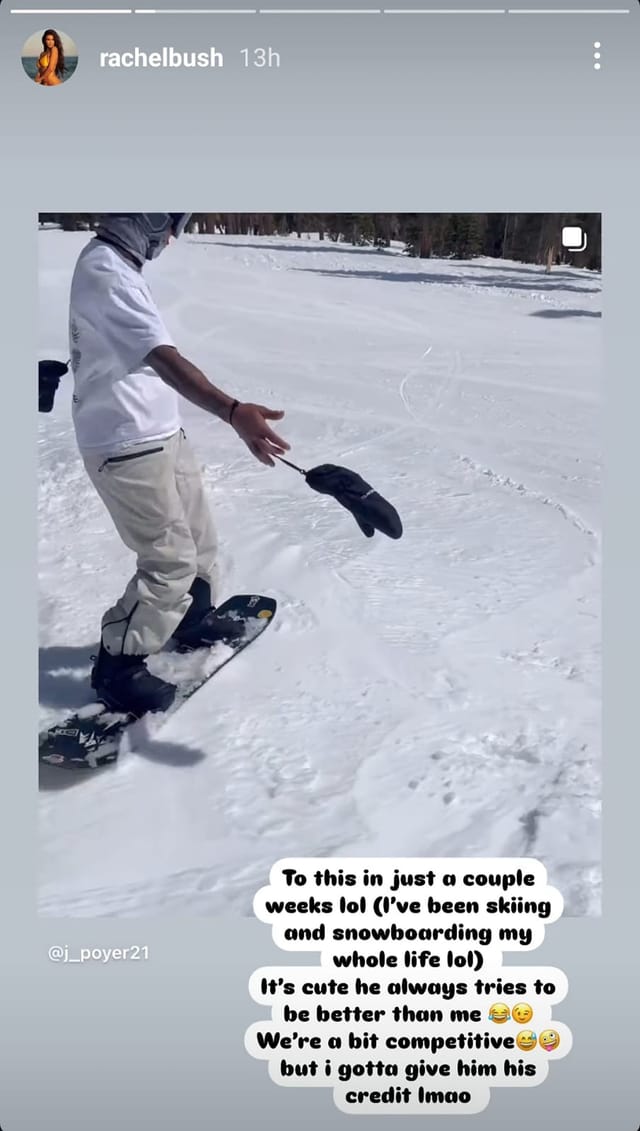 Jordan Poyer’s wife Rachel Bush shares hilarious take on their skiing ...