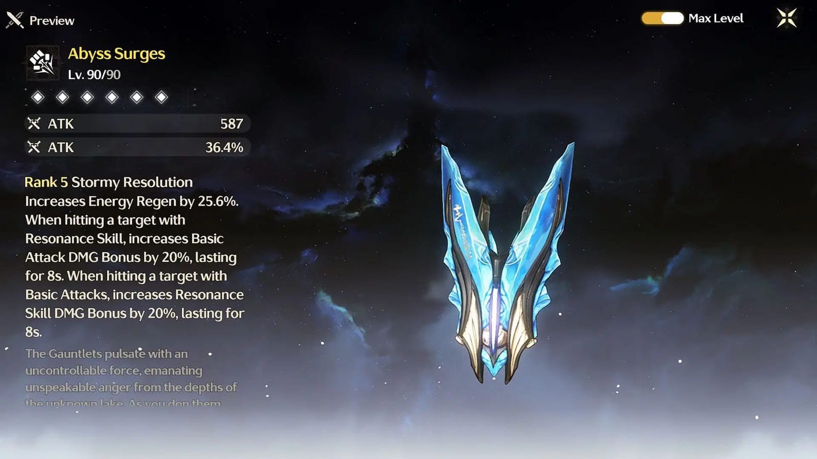 Best weapons for Zani in Wuthering Waves